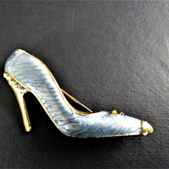 Jewelry | Gold Tone Shoe Brooch Pin Br26 | Poshmark